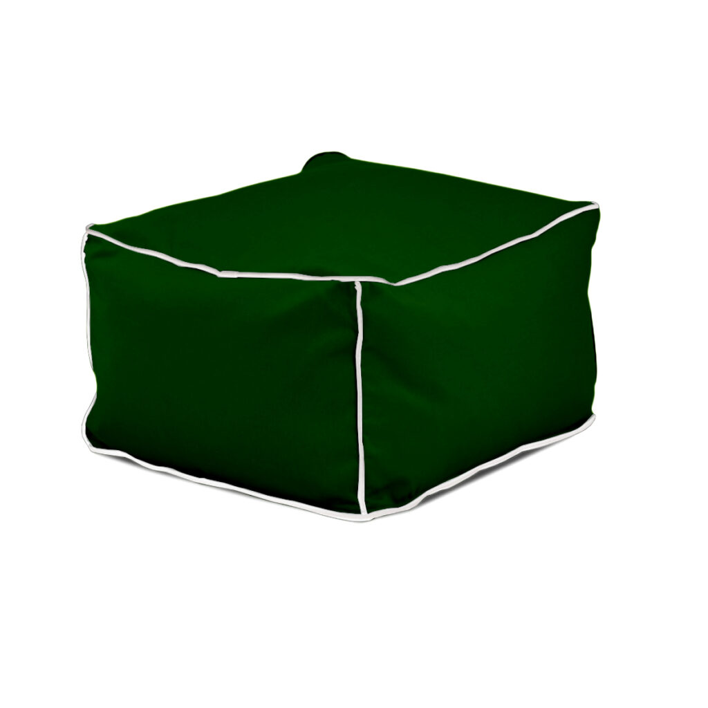 Pouf Poofomania stool Square with rail - Poofomania